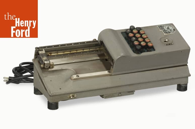 Remington Rand "Type 202" Portable Electronic Keypunch, circa 1955 ...