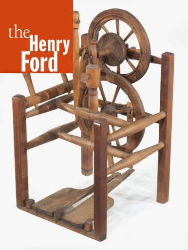 Flax Wheel, 1810-1840 - The Henry Ford