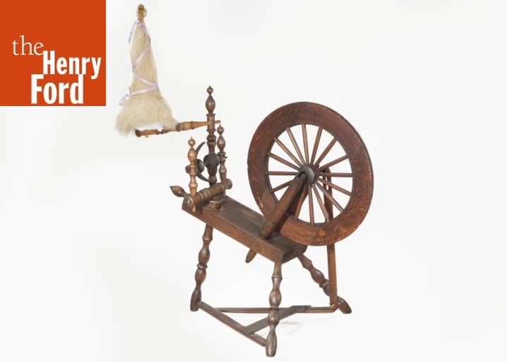 Flax Wheel, Made by Joseph Gregg, 1765-1803 - The Henry Ford