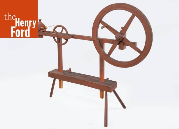 Wool Wheel, Made by Thomas Howland, 1818-1823 - The Henry Ford