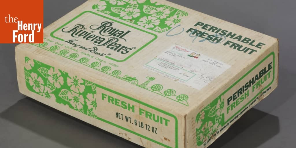 Harry & David "Royal Riviera Pears" Shipping Box, 1984-1988 - The Henry ...