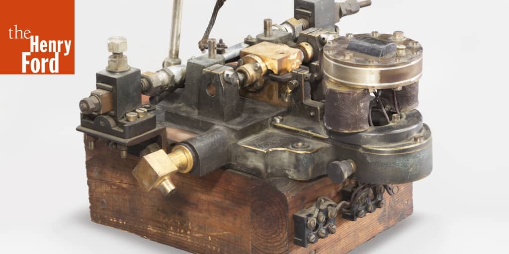 Compressed Air Relay, circa 1916 - The Henry Ford