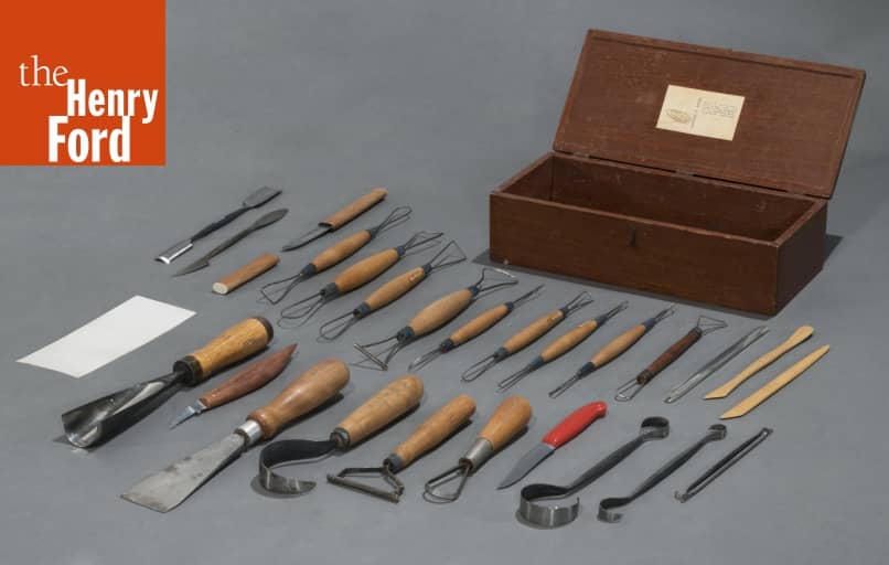 Clay Modeling Tools, Used by Elwood P. Engel, 1955-1961 - The Henry Ford