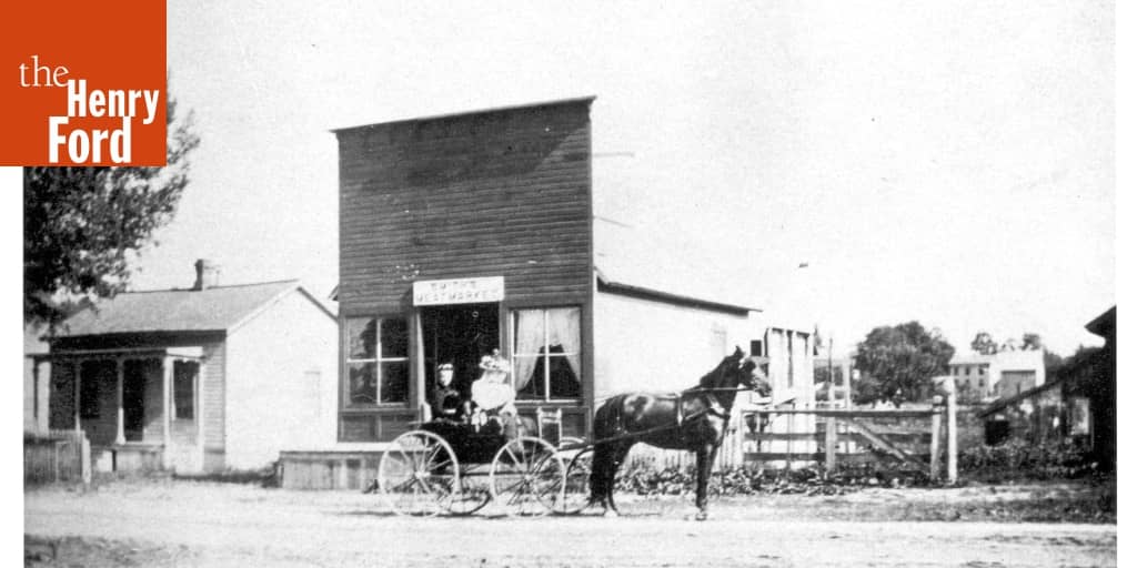 Horse-Drawn Wagon in Dearborn, Michigan, circa 1890 - The Henry Ford