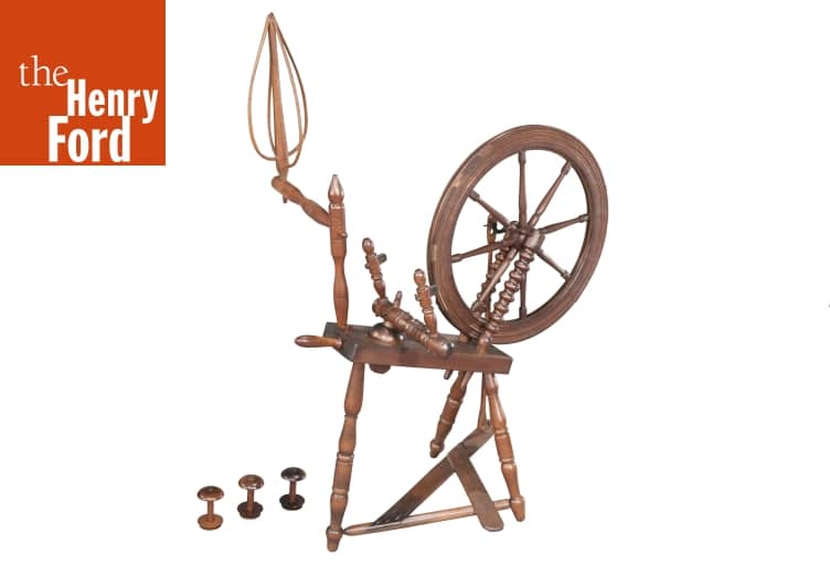 Flax Wheel, 1800-1850 - The Henry Ford