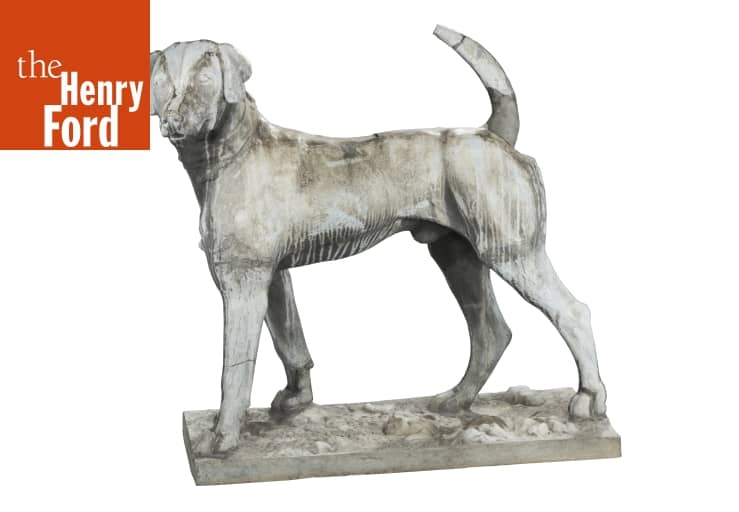 Dog Garden Statue, 1870-1915 - The Henry Ford