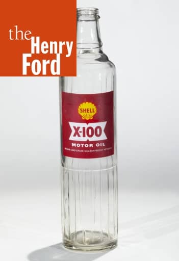 Shell "X-100 Motor Oil" Bottle - The Henry Ford