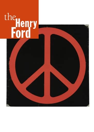 Black Light Poster Featuring a Peace Sign, 1971-1974 - The Henry Ford