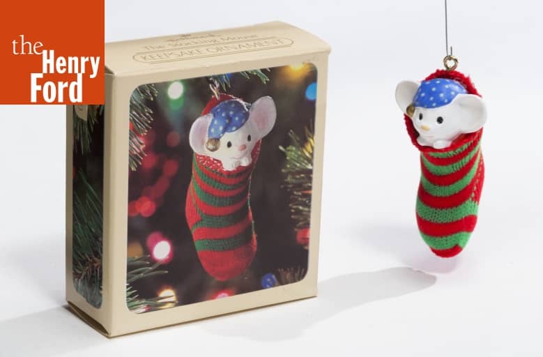 Hallmark "The Stocking Mouse" Christmas Ornament, 1981 - The Henry Ford