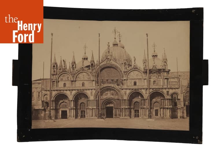 Megalethoscope Slide, "The Facade of St. Mark's Church" - The Henry Ford