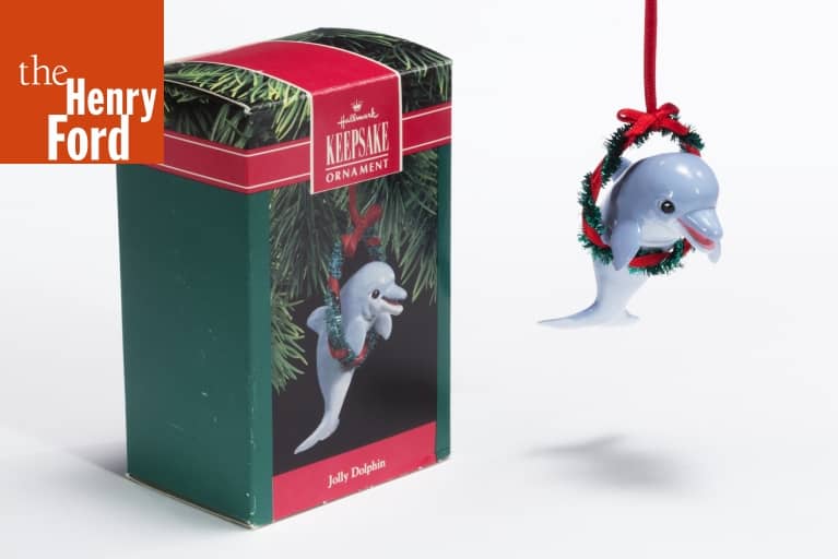 Hallmark "Jolly Dolphin" Christmas Ornament, 1990 - The Henry Ford