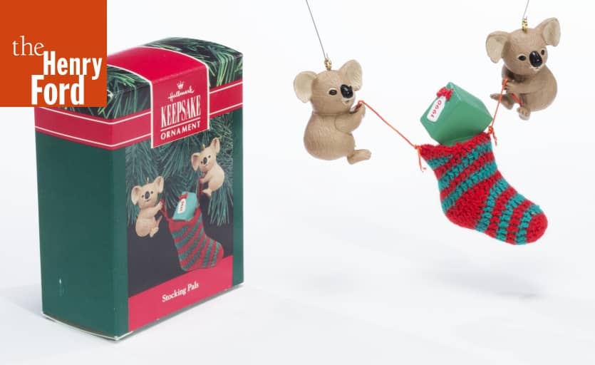 Hallmark "Stocking Pals" Christmas Ornament, 1990 - The Henry Ford