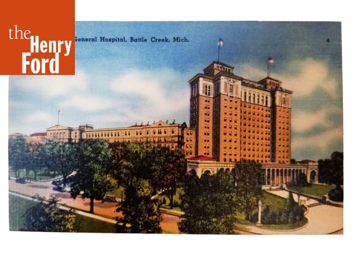 Percy Jones General Hospital Postcard, Sent Home from Fort Custer ...