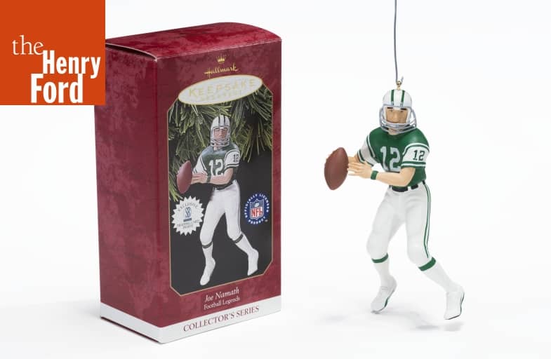 Hallmark "Football Legends Series: Joe Namath" Christmas Ornament, 1997 ...