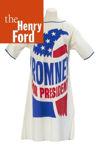 "Romney for President" Paper Dress, 1968 - The Henry Ford