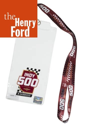 "Indy 500" Lanyard, 2020 - The Henry Ford
