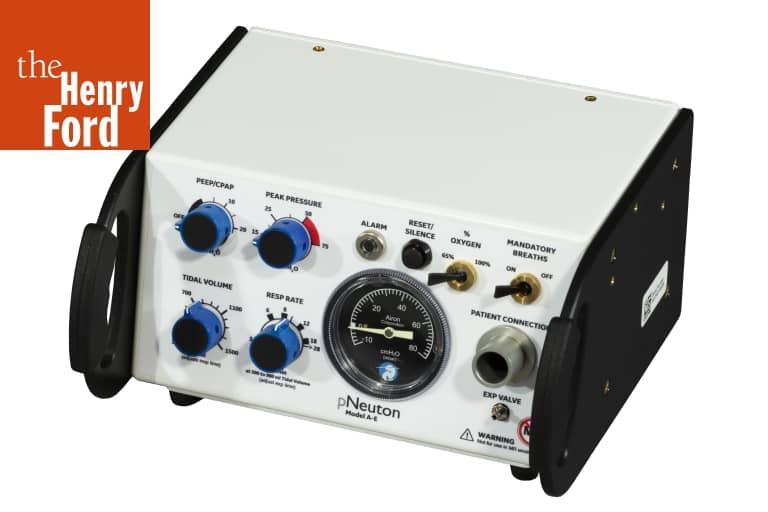 pNeuton Model A-E Pneumatic Ventilator, 2020 - The Henry Ford