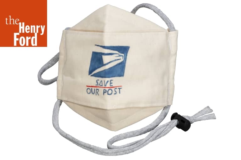 "Save Our Post" Face Mask, 2020 - The Henry Ford