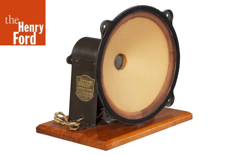 Jensen Electro-Dynamic Speaker, 1929 - The Henry Ford