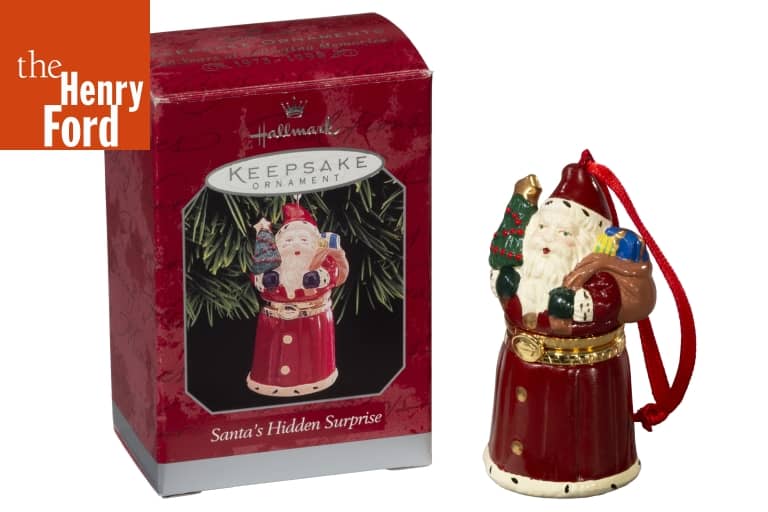 Hallmark "Santa's Hidden Surprise" Christmas Ornament, 1998 - The Henry ...