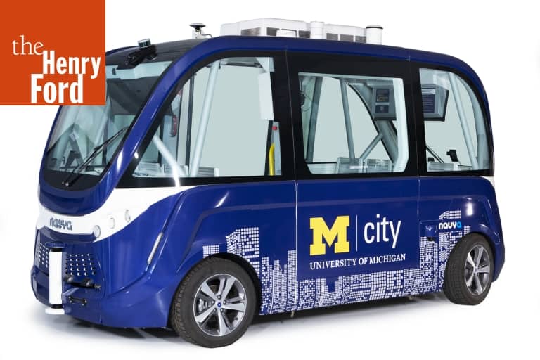 Navya Autonom, Driverless Shuttle Bus, Used on the University of ...