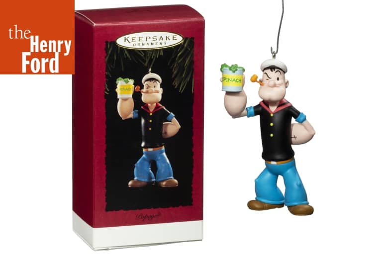 Hallmark "Popeye" Christmas Ornament, 1995 - The Henry Ford