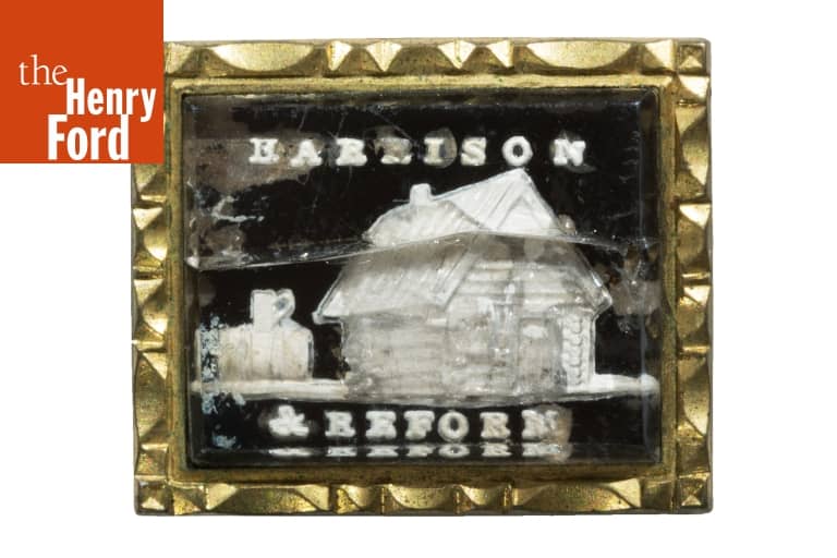 "Harrison & Reform" Campaign Pin, 1840 - The Henry Ford