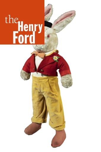 White Rabbit Plush Toy, 1940-1948 - The Henry Ford