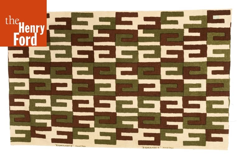 Harwood Steiger Fabric, "Ramanote" - The Henry Ford