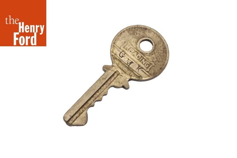 Grand Master Key for Dairies, with Tag and Card, 1931 - The Henry Ford