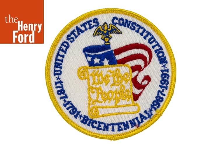 "United States Constitution Bicentennial" Commemorative Patch, 1991 ...