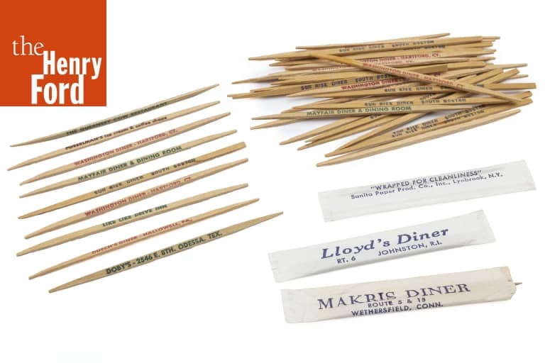 Monogrammed Diner Toothpicks, 1950-1960 - The Henry Ford