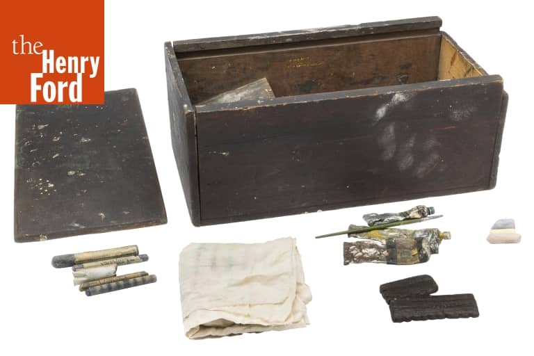 Box of Artist's Supplies Used by Thomas Clarkson Gordon, 1875-1900 ...