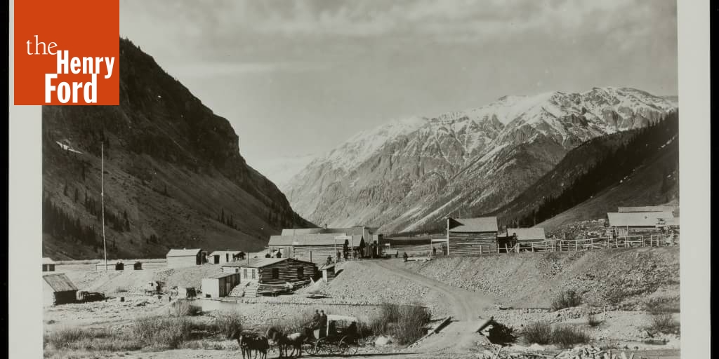 Settlement at Howardsville, Baker's Park, Colorado, circa 1878 - The ...