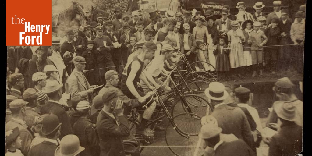 The Start of a Bicycle Race, circa 1890 - The Henry Ford