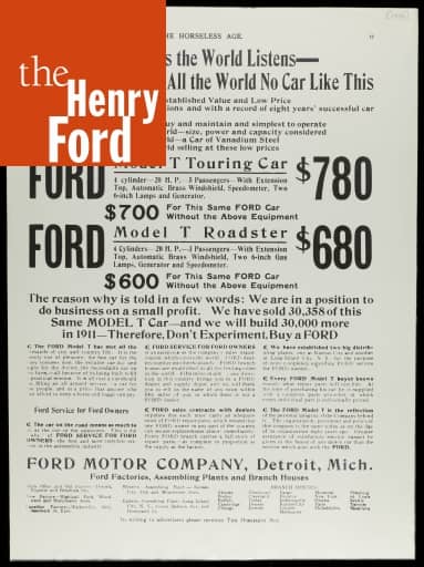 1910 Ford Advertisement, "When Ford Speaks, the World Listens" - The ...