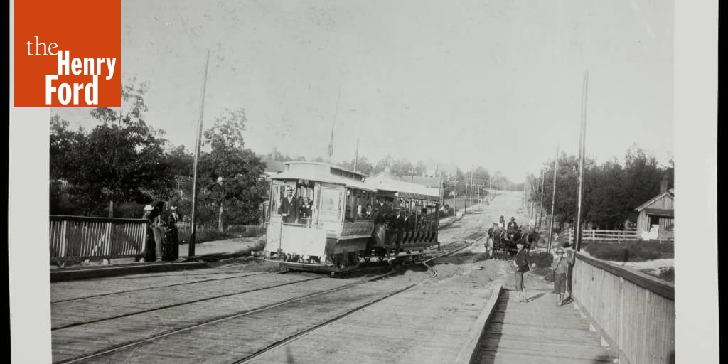Street Car on Atlanta & Edgewood Street Railway, Atlanta, Georgia ...
