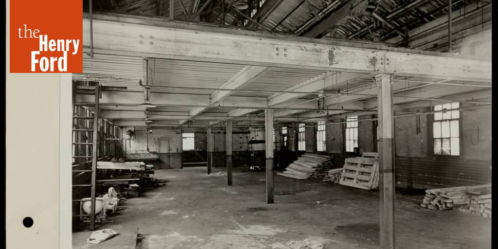 Paint Shop at Former Ford Motor Company Piquette Plant, Detroit ...