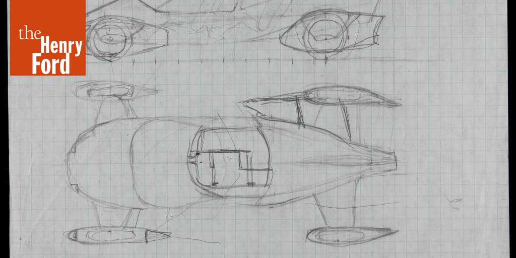 Early Design Sketch of the Edison2 Very Light Car, 2008 - The Henry Ford