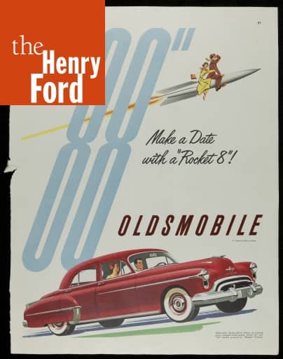 1950 Oldsmobile 88 Advertisement, "Make a Date with a Rocket 8!" - The ...