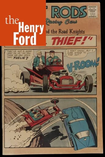Comic Book, "Hot Rods and Racing Cars," December 1966 - The Henry Ford