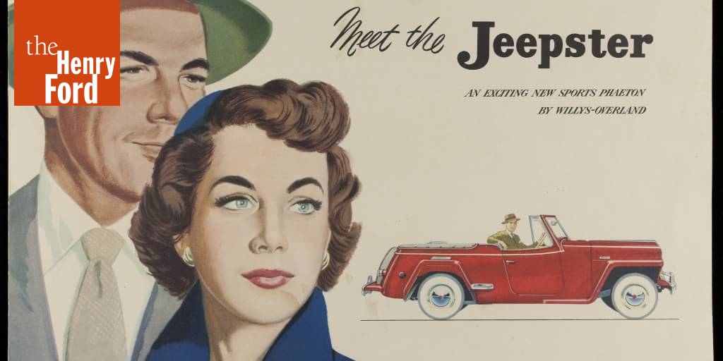 "Meet the Jeepster" Sales Brochure for 1948 Willys-Overland Car Company ...