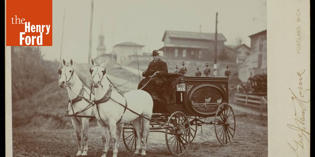 Horse-Drawn Hearse and Driver, 1897 - The Henry Ford