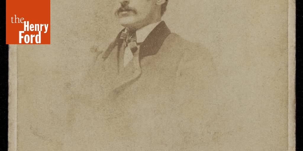 Autographed Portrait of John Wilkes Booth, circa 1860 - The Henry Ford