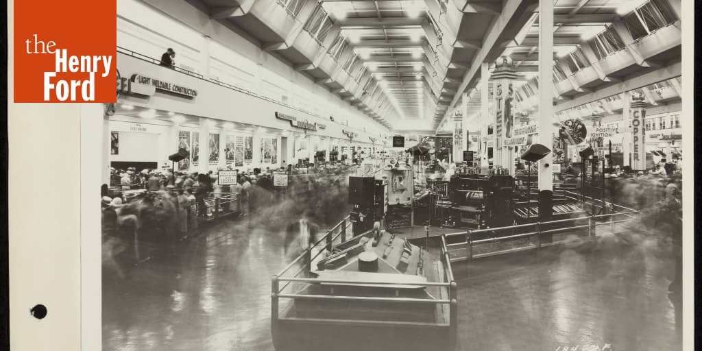 Inside the Industrial Hall of the Ford Exhibition Building, Century of ...
