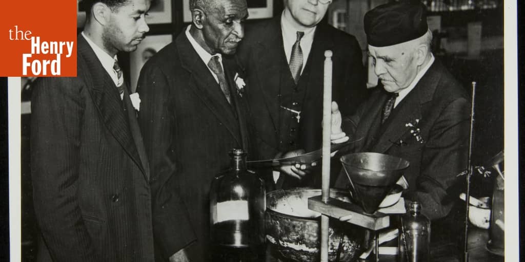 Austin W. Curtis, George Washington Carver, William Simonds and Francis ...
