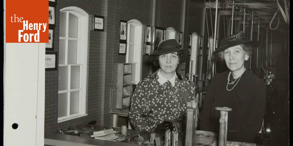 Sisters of Edison Engineer John Kruesi at Ford Exposition, New York ...