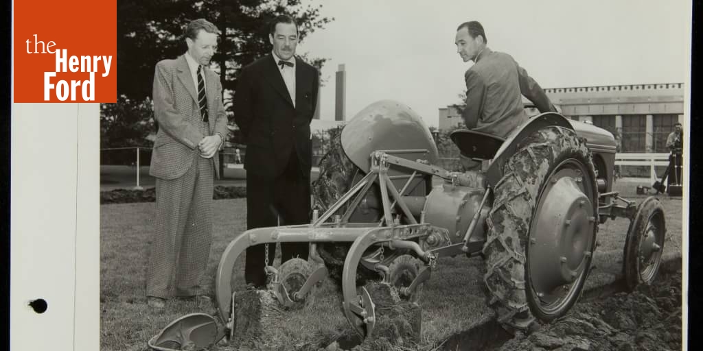 Edsel Ford on Ford Tractor, Ford Exposition, New York World's Fair ...