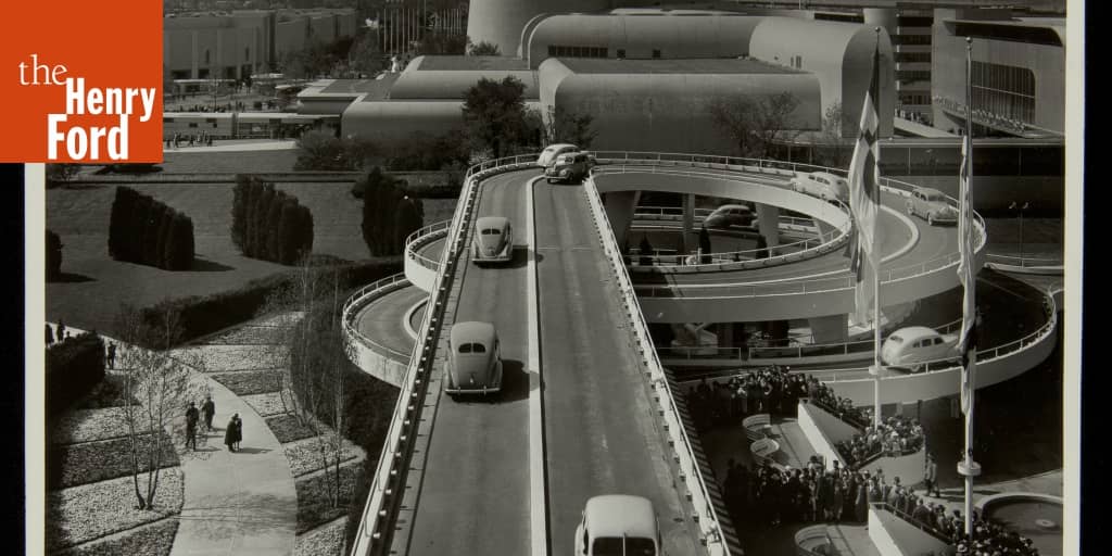Roof of Building, Ford Exposition, New York World's Fair, 1939 - The ...