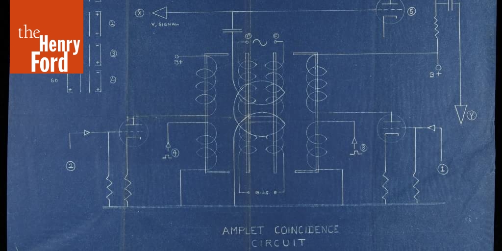 Amplet Coincidence Circuit, Drawing 2, 1954 - The Henry Ford